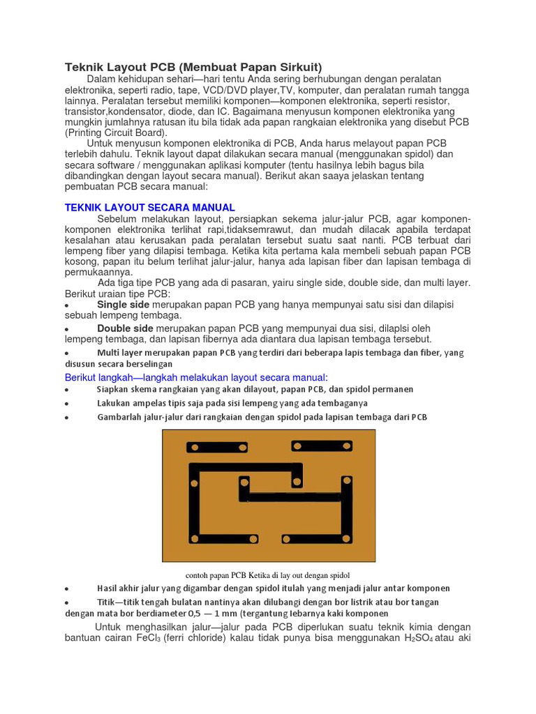 Teknik Layout PCB | PDF