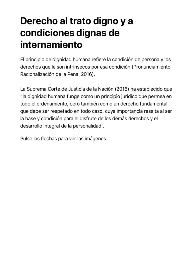 Trato Digno PDF | PDF | Dignidad | Derechos humanos