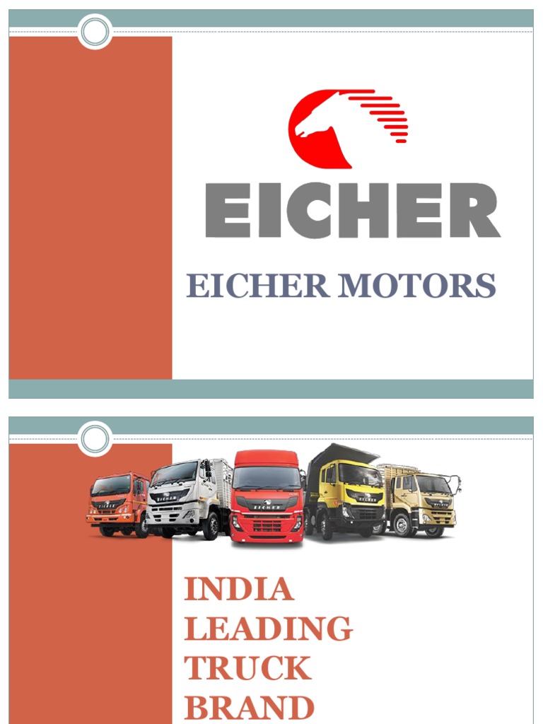 Eicher Motors: Leadership and Growth | PDF | Home & Garden | Technology ...