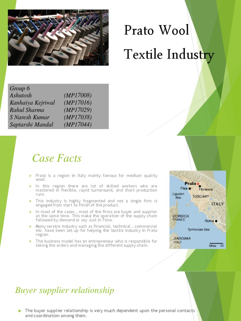 Prato's Wool Textile Industry Dynamics | PDF | Supply Chain | Wool