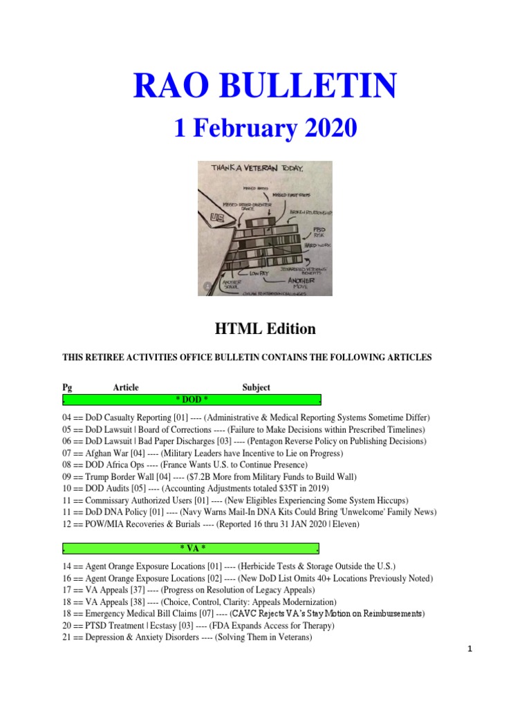 Bulletin 200201 (HTML Edition) | Download Free PDF | United States ...