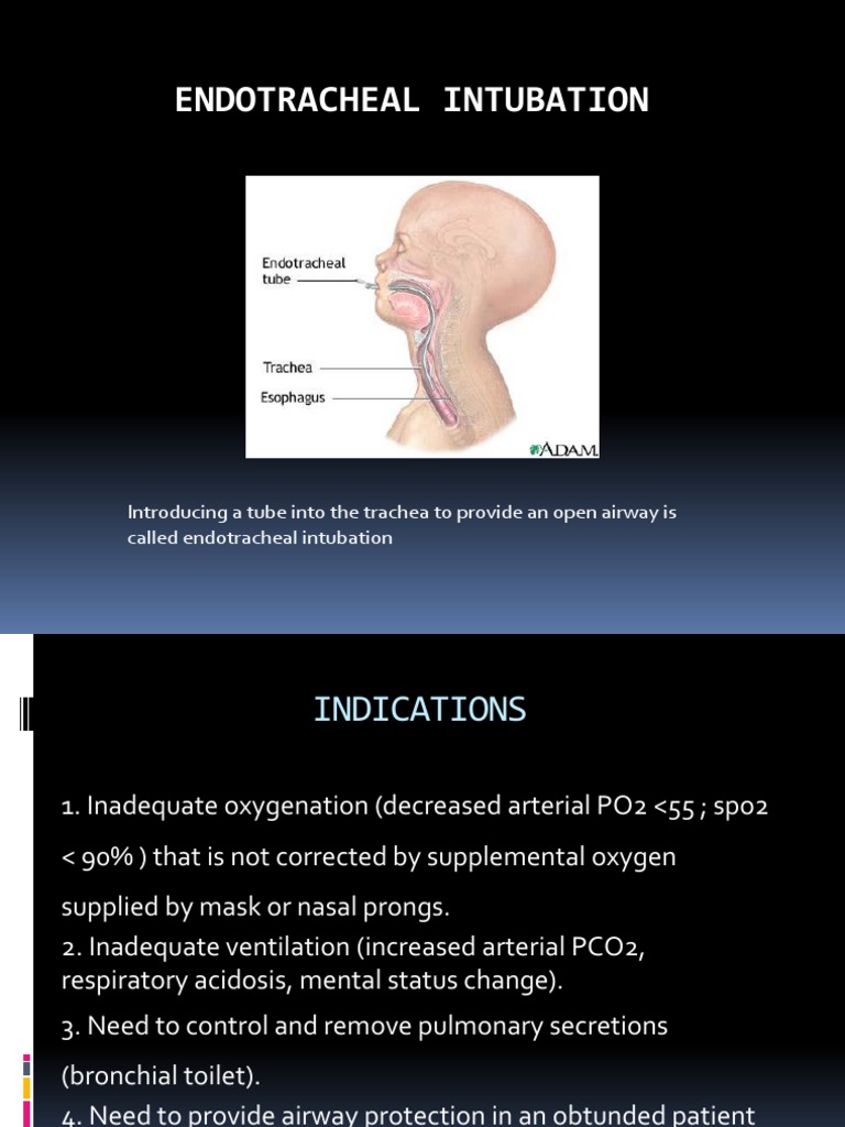 Endotracheal Intubation | PDF | Clinical Medicine | Respiratory System