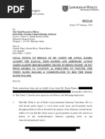 Legal Notice for Land Dispute and Fraud | PDF | Consideration | Justice