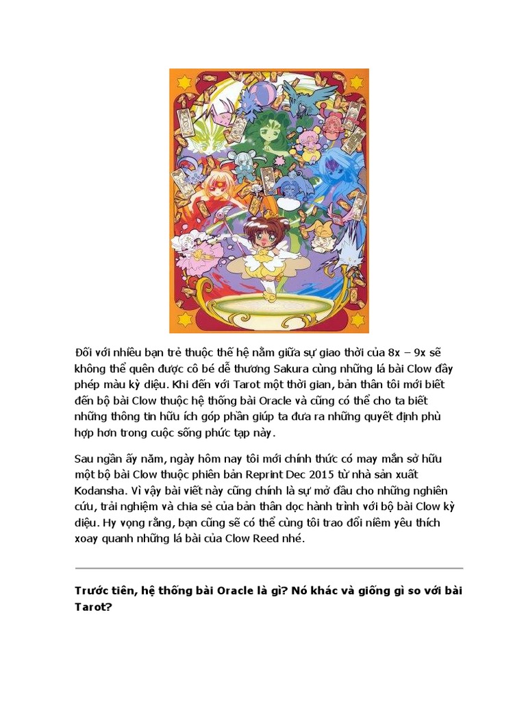 Clow Card | PDF