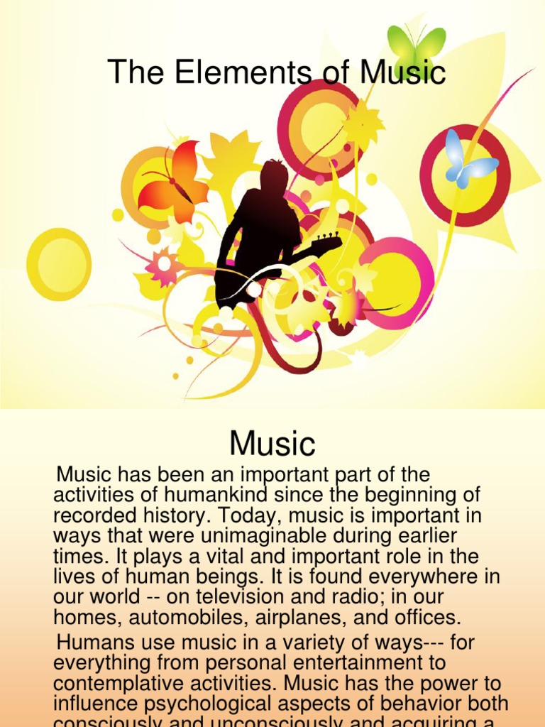 Elements of Music - PPT Overview | PDF | Musical Instruments | String ...