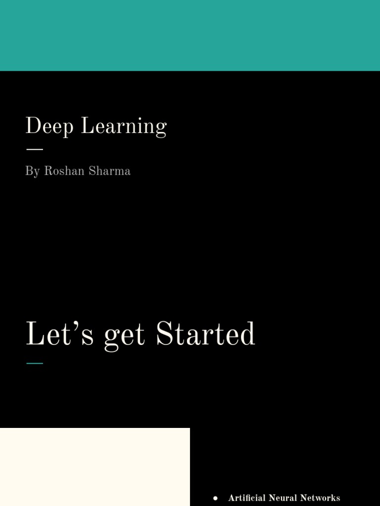 Deep Learning PDF | PDF | Artificial Neural Network | Computational Science