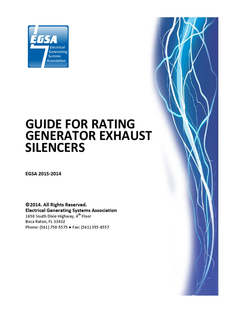 EGSA Silencer Rating Guide Final | PDF | Sound | Decibel