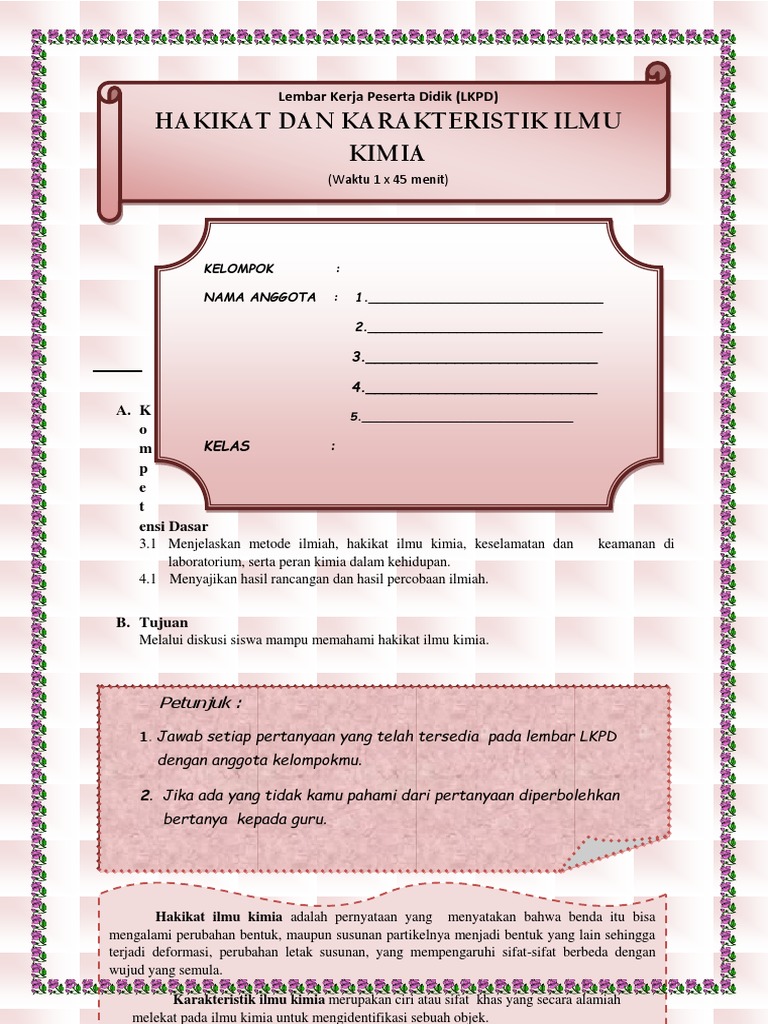 Contoh LKPD | PDF