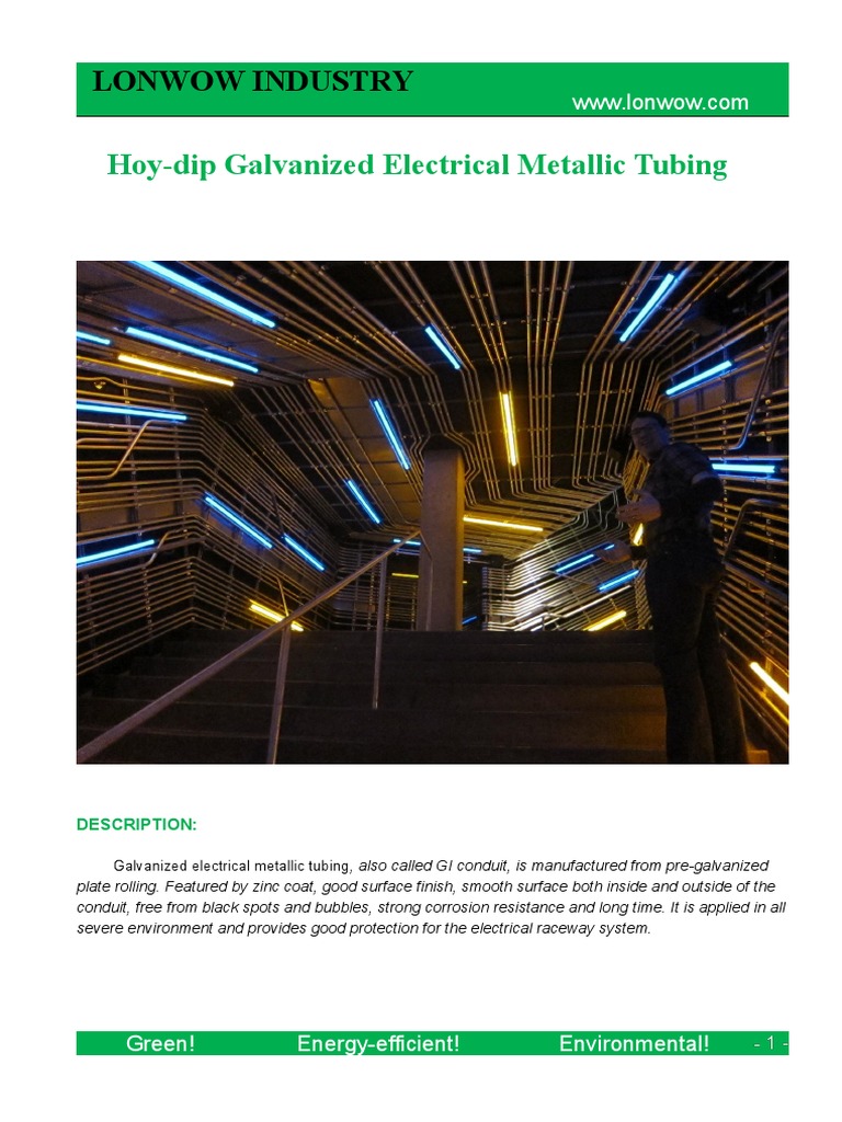 GI Conduit Catalogue Lonwow PDF | PDF | Building Materials | Building ...