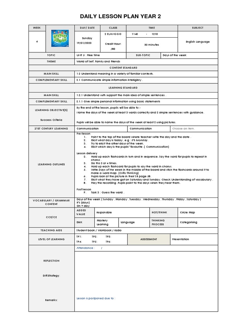 Week 1 - Unit 5 Free Tiime | PDF | Lesson Plan | Vocabulary Week 1 - Unit 5 Free Tiime | PDF | Lesson Plan | Vocabulary