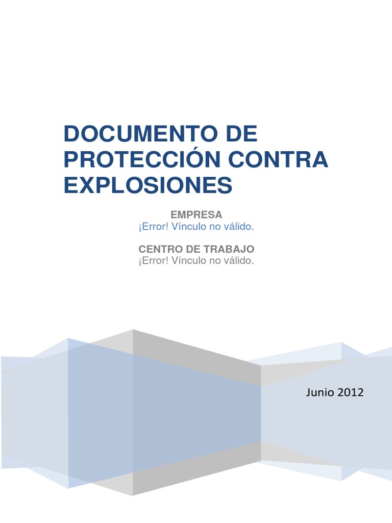 Modelo - Documento - Proteccion Contra Explosiones PDF | PDF ...