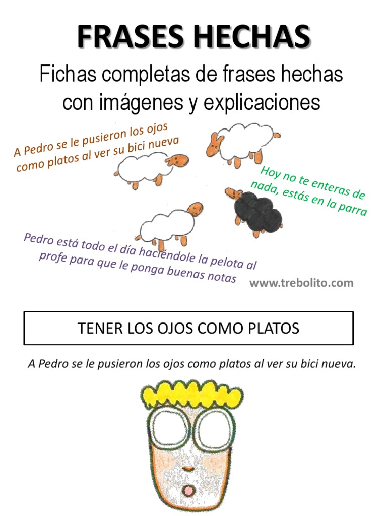 Fichas de Frases Hechas en Español | PDF | Relaciones personales ...