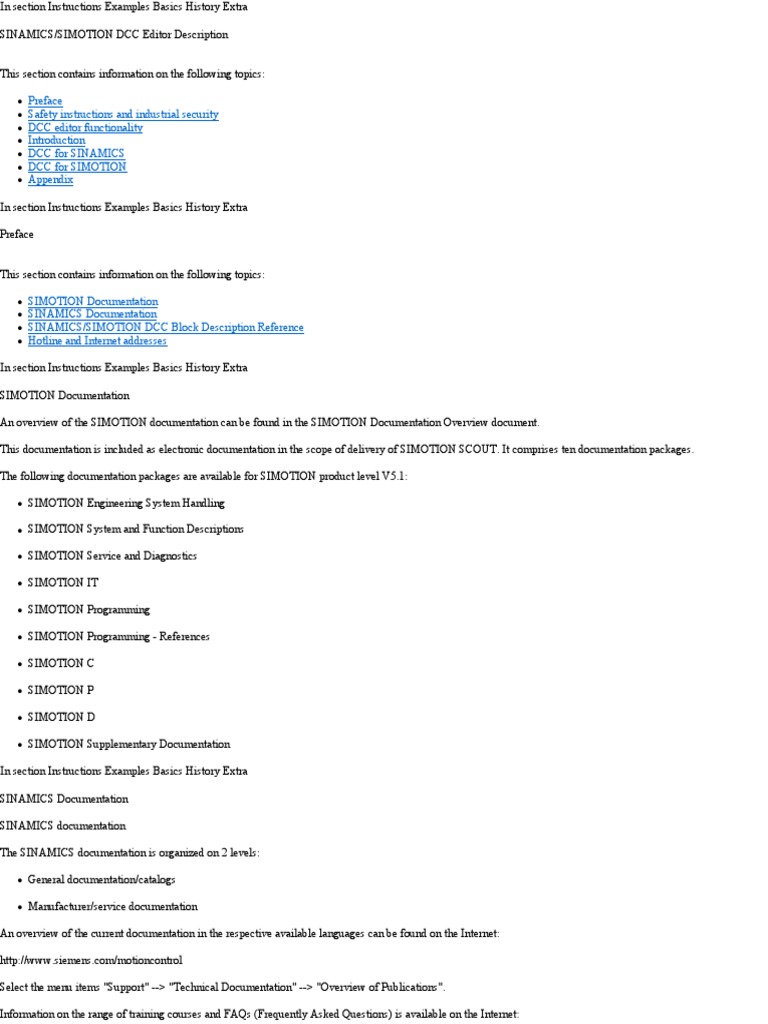 DCC For Sinamics PDF | PDF | Integer (Computer Science) | Subroutine