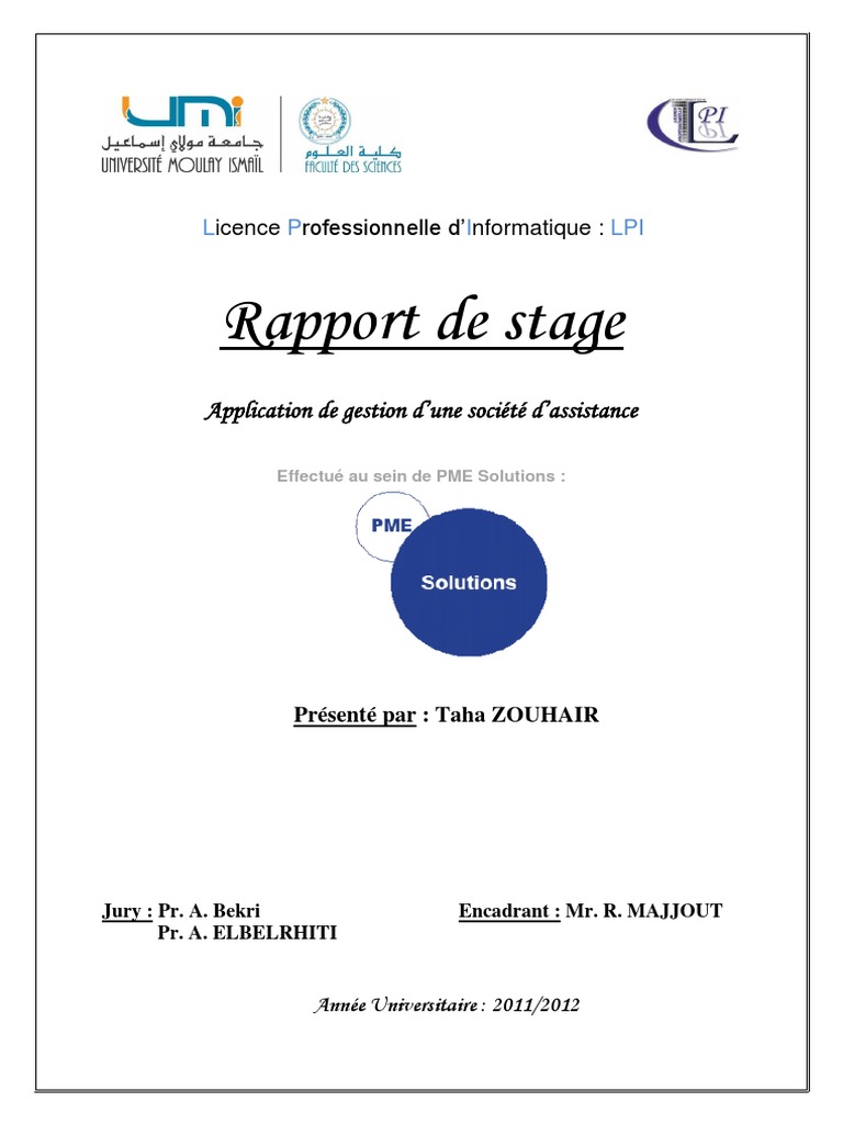 Rapport de Stage FSM WATMAN | PDF | Application | Informatique