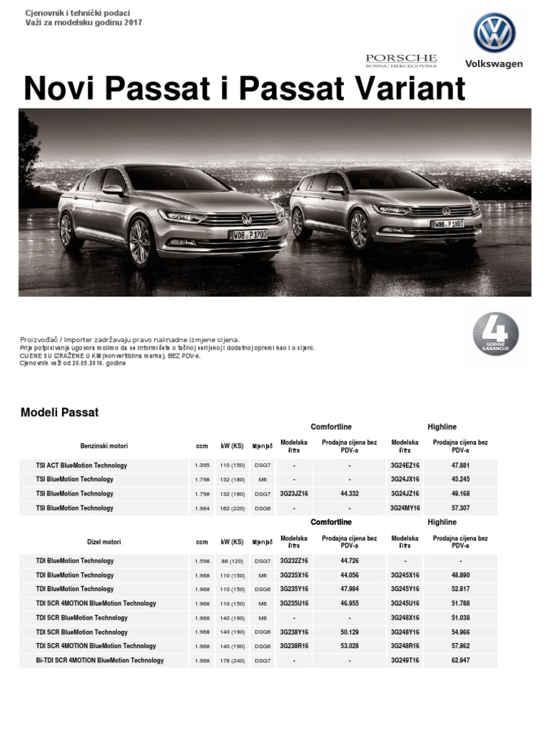 Passat b8 b8 Variant PDF | PDF