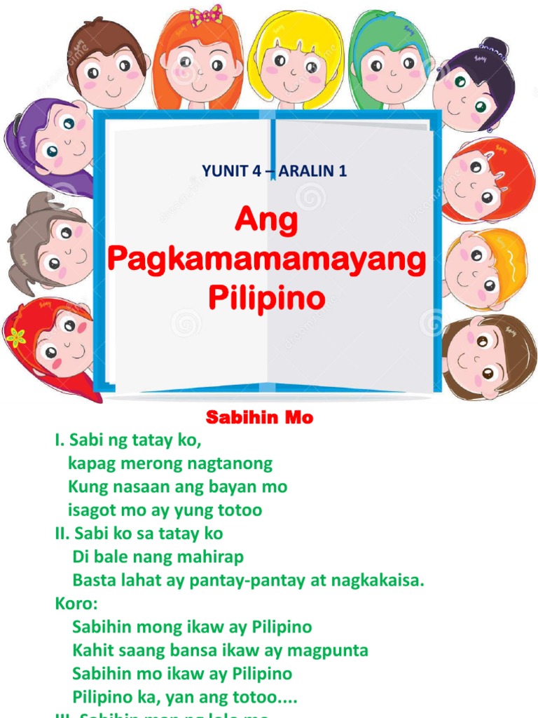 Ap Yunit 4, Aralin 1 | PDF