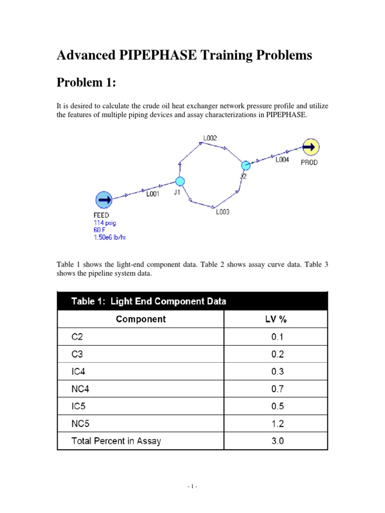 Pipephase Ejemplos PDF | Download Free PDF | Heat Transfer | Pipeline Transport