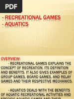 Active and Passive Recreational Activities | PDF | Physical Fitness ...