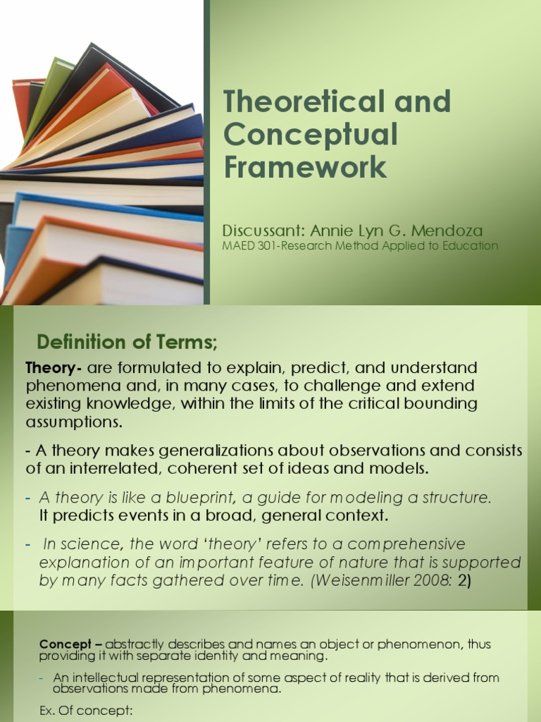 Theoretical vs. Conceptual Frameworks | PDF | Theory | Conceptual Framework