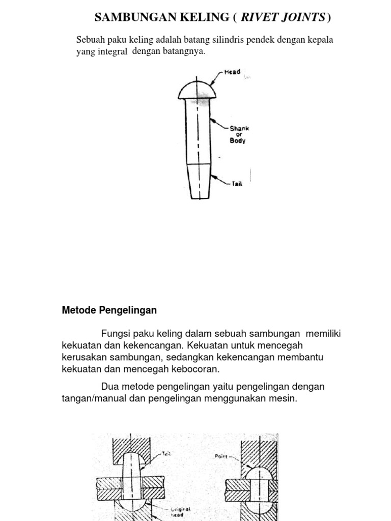 Sambungan Keling PDF | PDF
