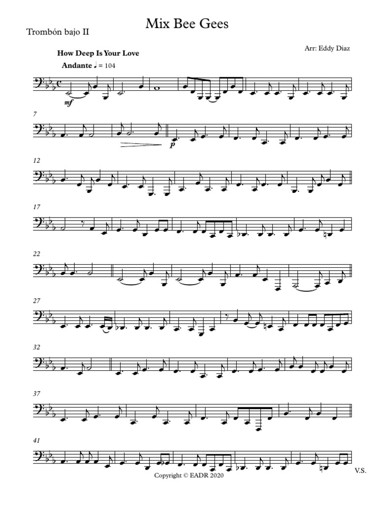 Mix Bee Gees - Bone Bass 2 | PDF | Divertissement (Général)