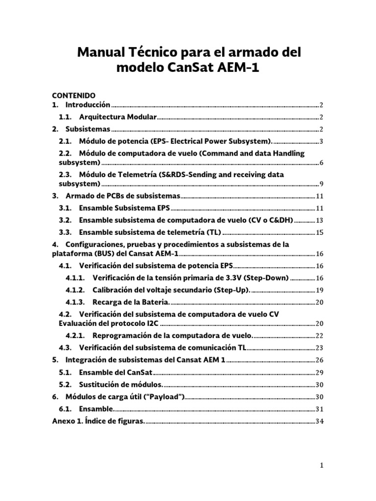Manual Técnico para CanSat AEM | PDF | Placa de circuito impreso | Programa de computadora