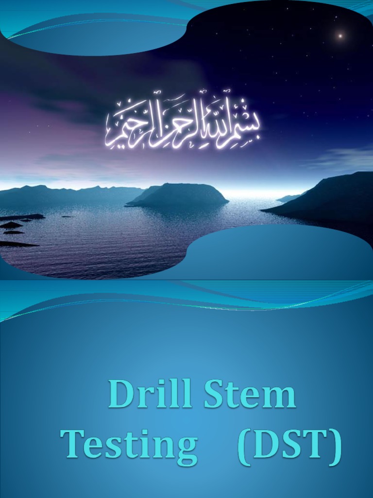 Drill Stem Testing | PDF | Oil Well | Valve