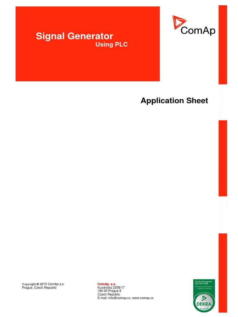 Signal Generator Using PLC | PDF | Programmable Logic Controller ...