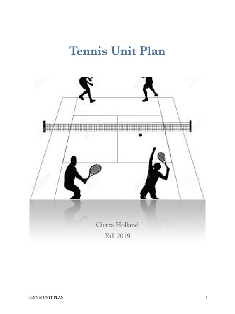 Unit Plan - Tennis | PDF | Educational Assessment | Rubric (Academic)