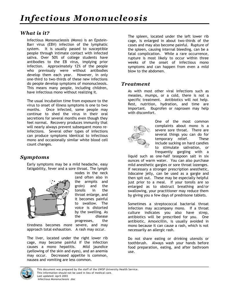 Understanding Infectious Mononucleosis | PDF | Medicine | Medical ...