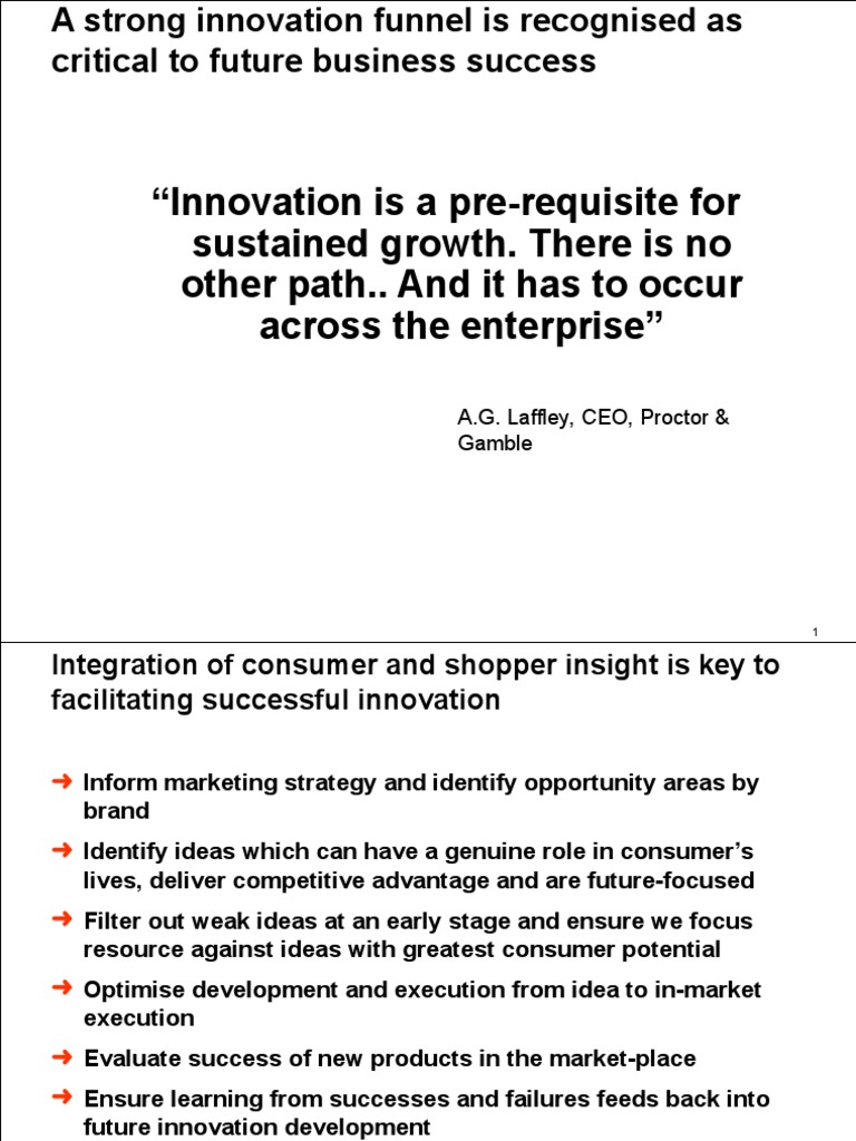 Innovation Funnel | PDF | Marketing Strategy | Innovation