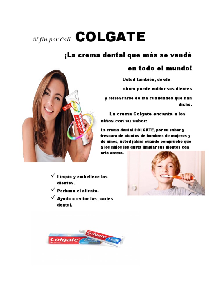 COLGATE | PDF | Crecimiento personal y profesional | Cocina, comidas y vino