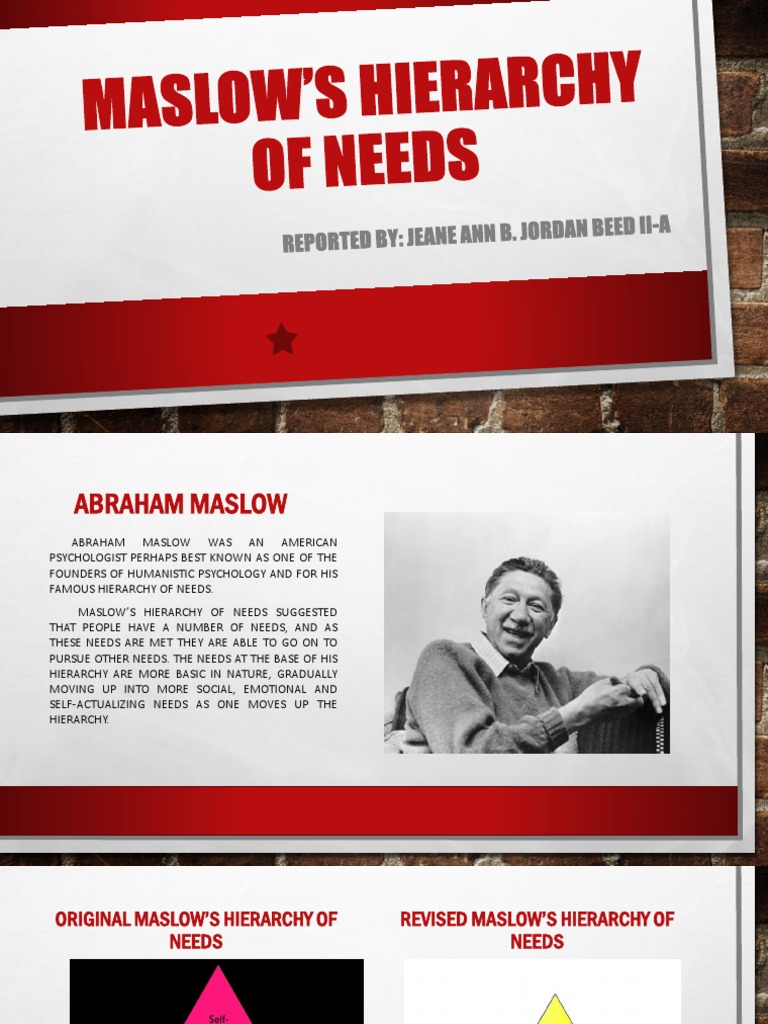 Maslow Hierarchy of Needs | PDF | Self Actualization | Action (Philosophy)