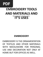 Basic Hand Stitches | PDF | Embroidery | Sewing