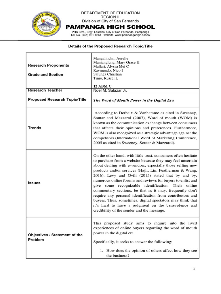 12C Group 7 TIOC TITLE DEFENSE Compiled | PDF | Qualitative Research ...