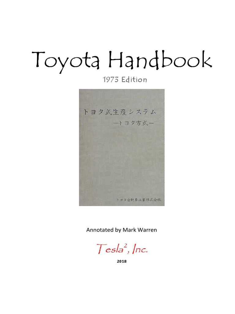 Toyota Production System | PDF | Inventory | Scientific Method