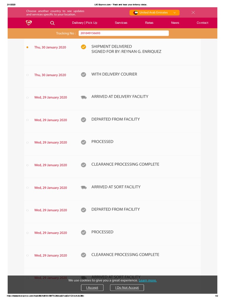 1 LBC | PDF | Written Communication | Freight Transport