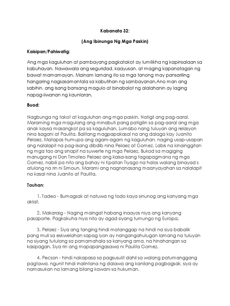 Kabanata 32 | PDF