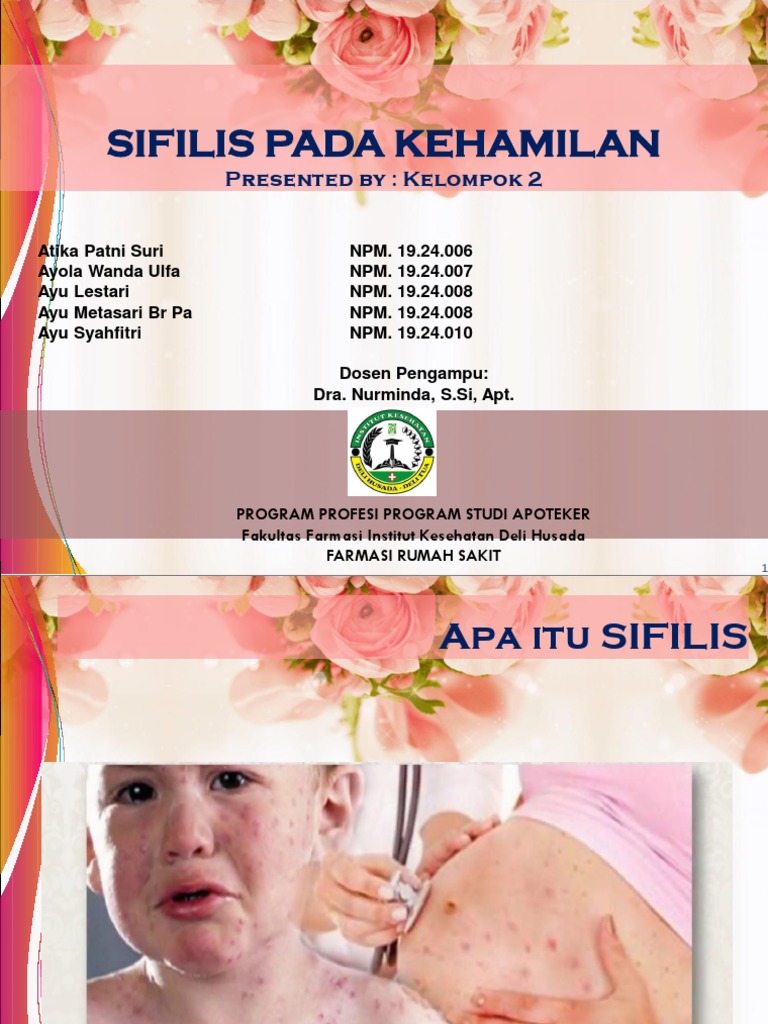 Farmasi Rumahsakit - Sifilis Pada Kehamilan | PDF