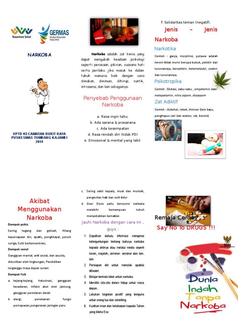 Leaflet Narkoba | PDF