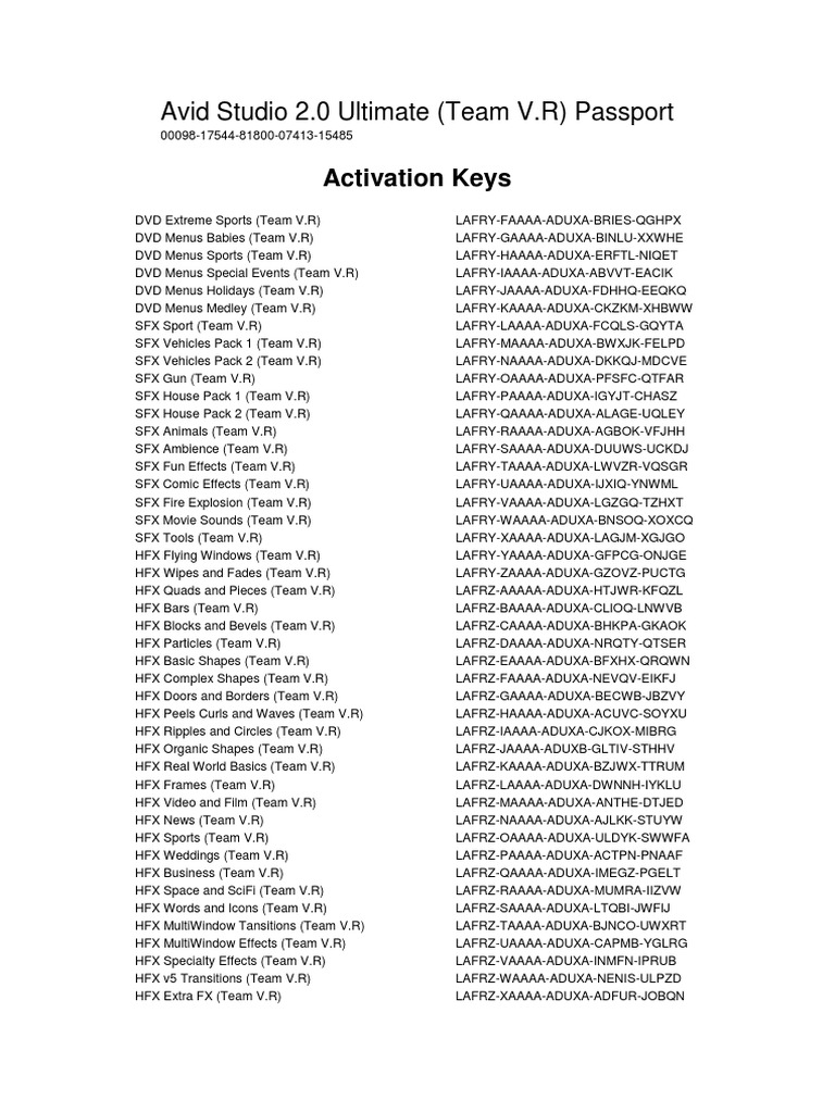 Avid Studio 2 | PDF | Codec | Digital Single Lens Reflex Camera