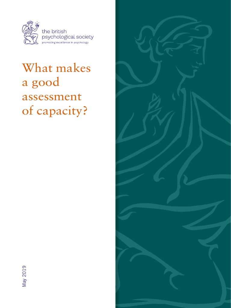 What Makes A Good Assessment of Capacity PDF | Download Free PDF ...