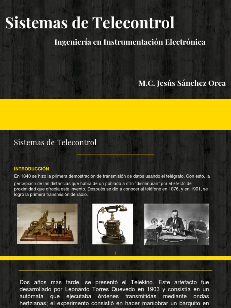 Introduccion Sistemas de Telecontrol | PDF | Inalámbrico | Medios de ...