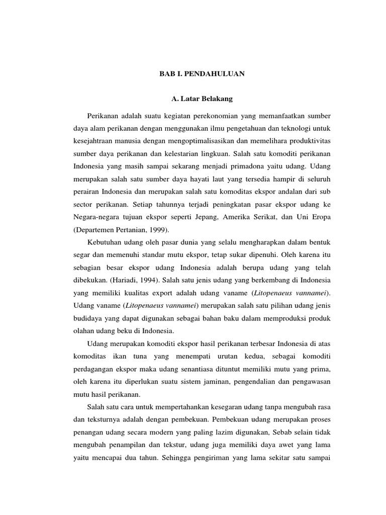 Proses Pembekuan Udang PTO | PDF | Kesehatan Holistik