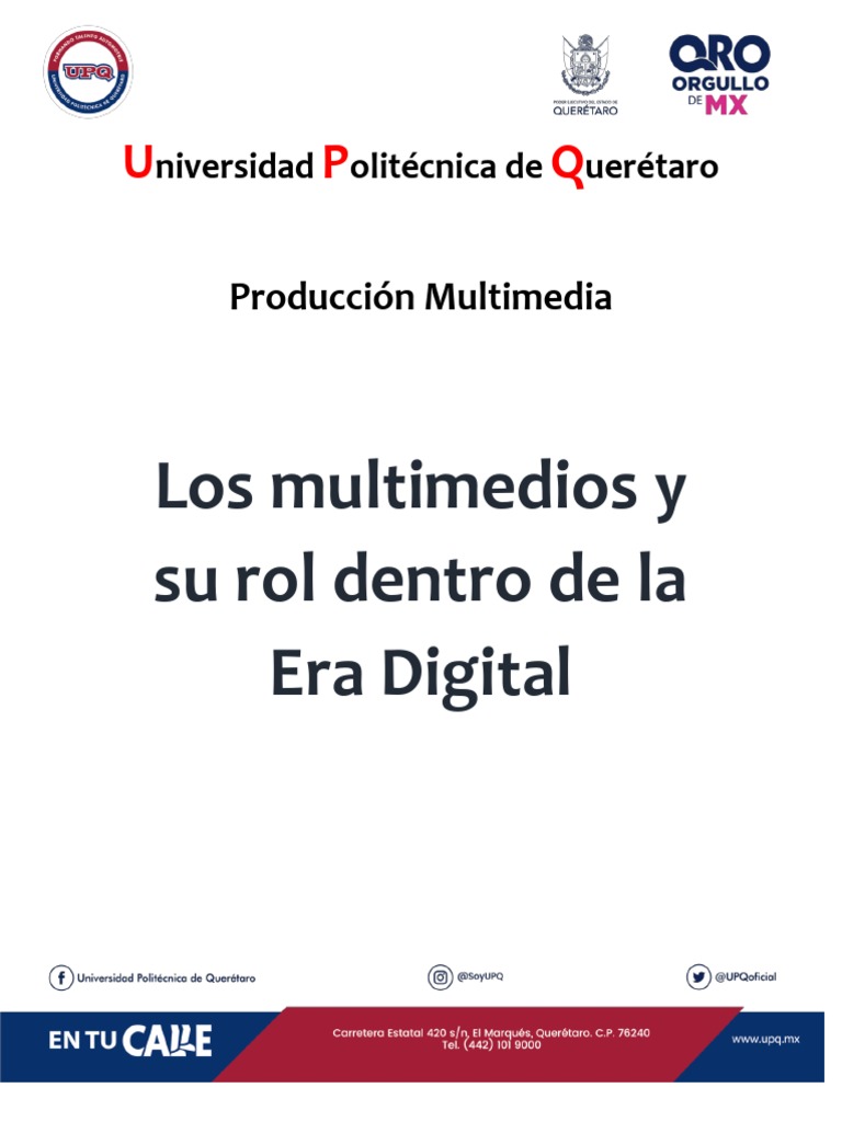 Multimedios y Su Rol Dentro de La Era Digital | PDF | Multimedia | Medios de comunicación)