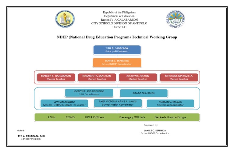 NDEP Org Chart 2019 - 1 | PDF