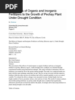 Pechay Production | PDF | Soil | Seed