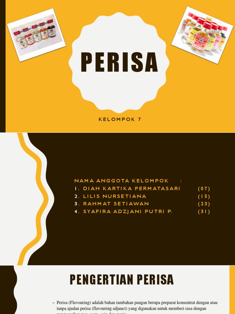 Perisa | PDF | Memasak, Makanan, & Anggur