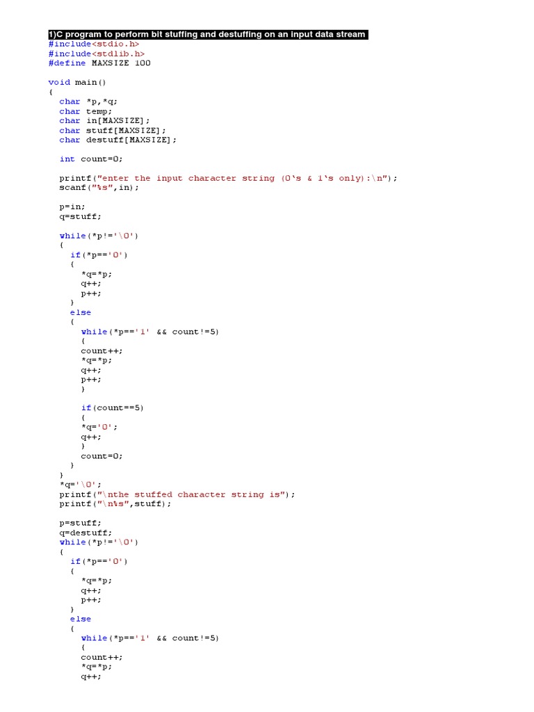 CN Lab prog-BH | PDF | Areas Of Computer Science | Computer Programming