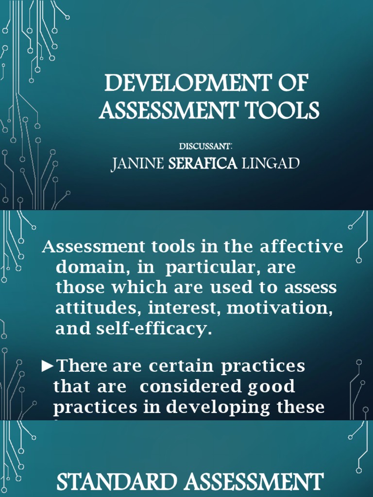 Developing Affective Assessment Tools | PDF | Likert Scale | Attitude ...
